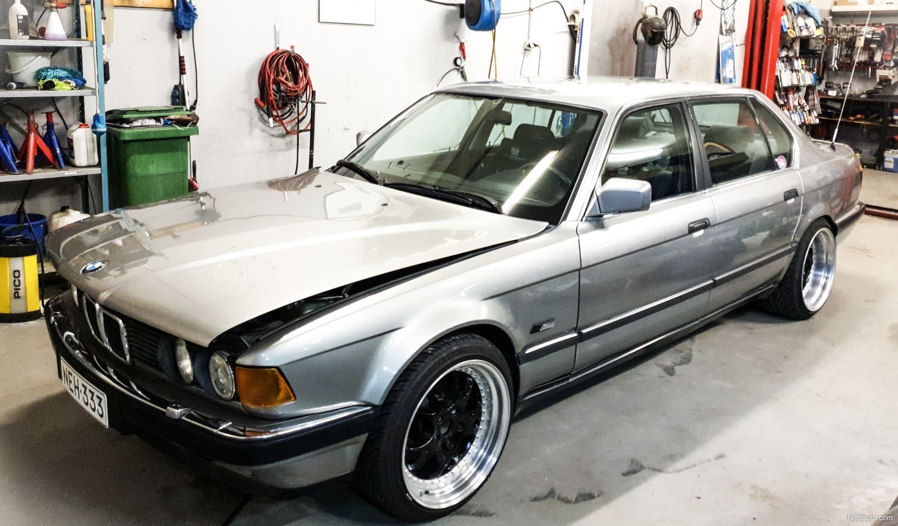 BMW 735 i AL 735 i AL Huippu " Ajamisen iloa " KATSO!! Porrasperä 1988 ...